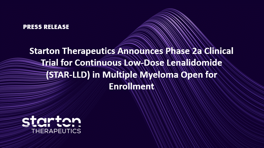 Starton Therapeutics Announces Phase 2a Clinical Trial for Continuous ...